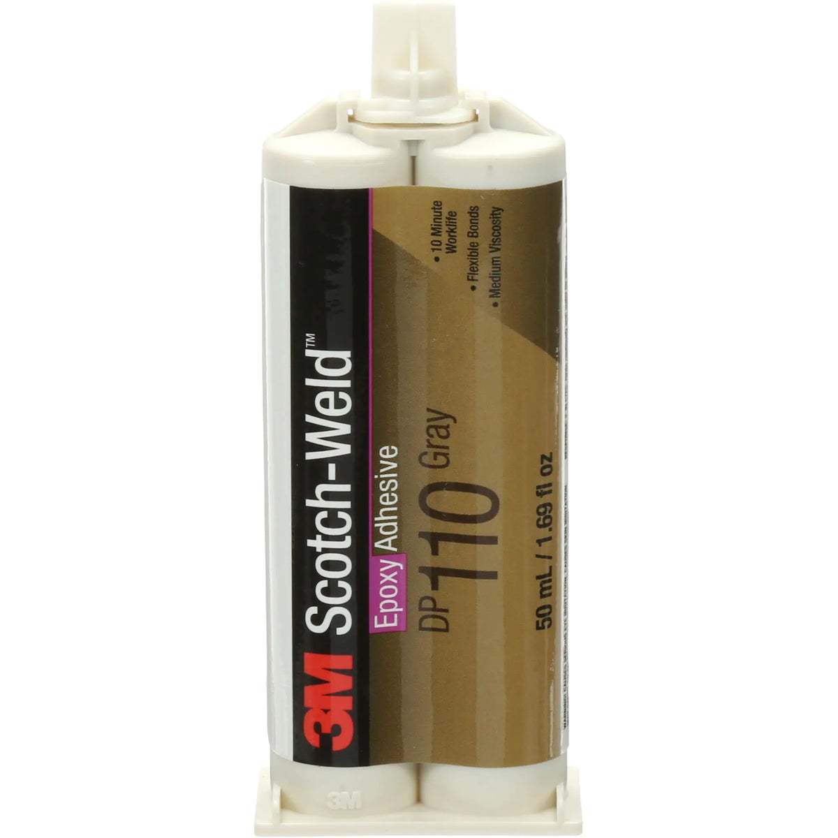 Scotch-Weld™ Adhesive, 1.64 fl. oz., Cartridge, Two-Part, Grey Each ...