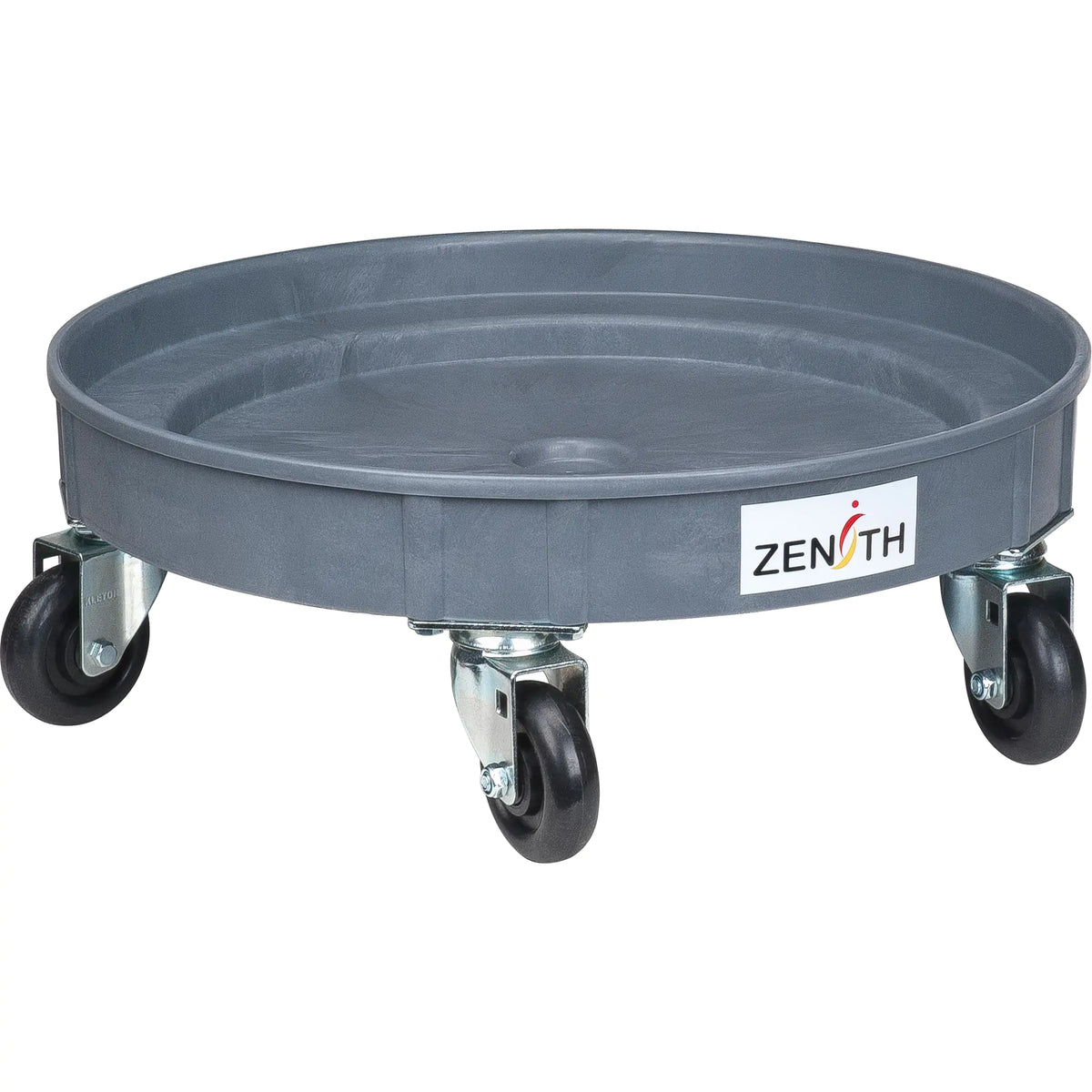Leak Containment Drum Dollies, 24.25" dia. X 8.625" H, 1.5 US Gal. Spi ...