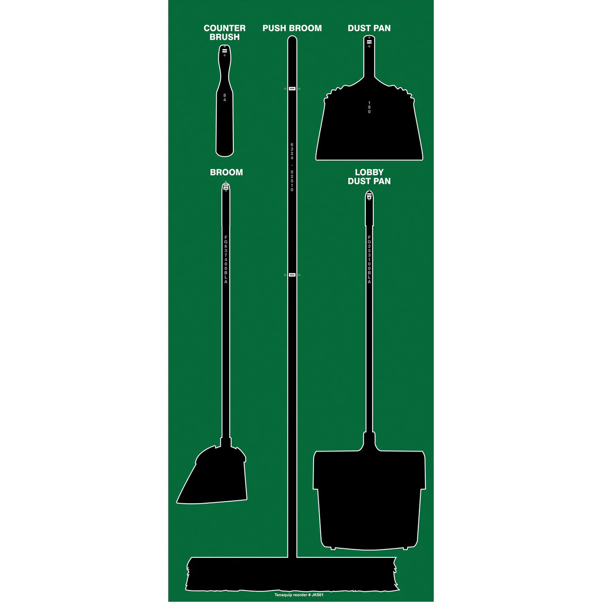 Ultra Aluma-Lite™ Dry Shadow Board Each — Solutions Industrielles HB